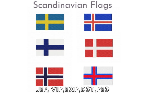 Scandinavian Countries Flags
