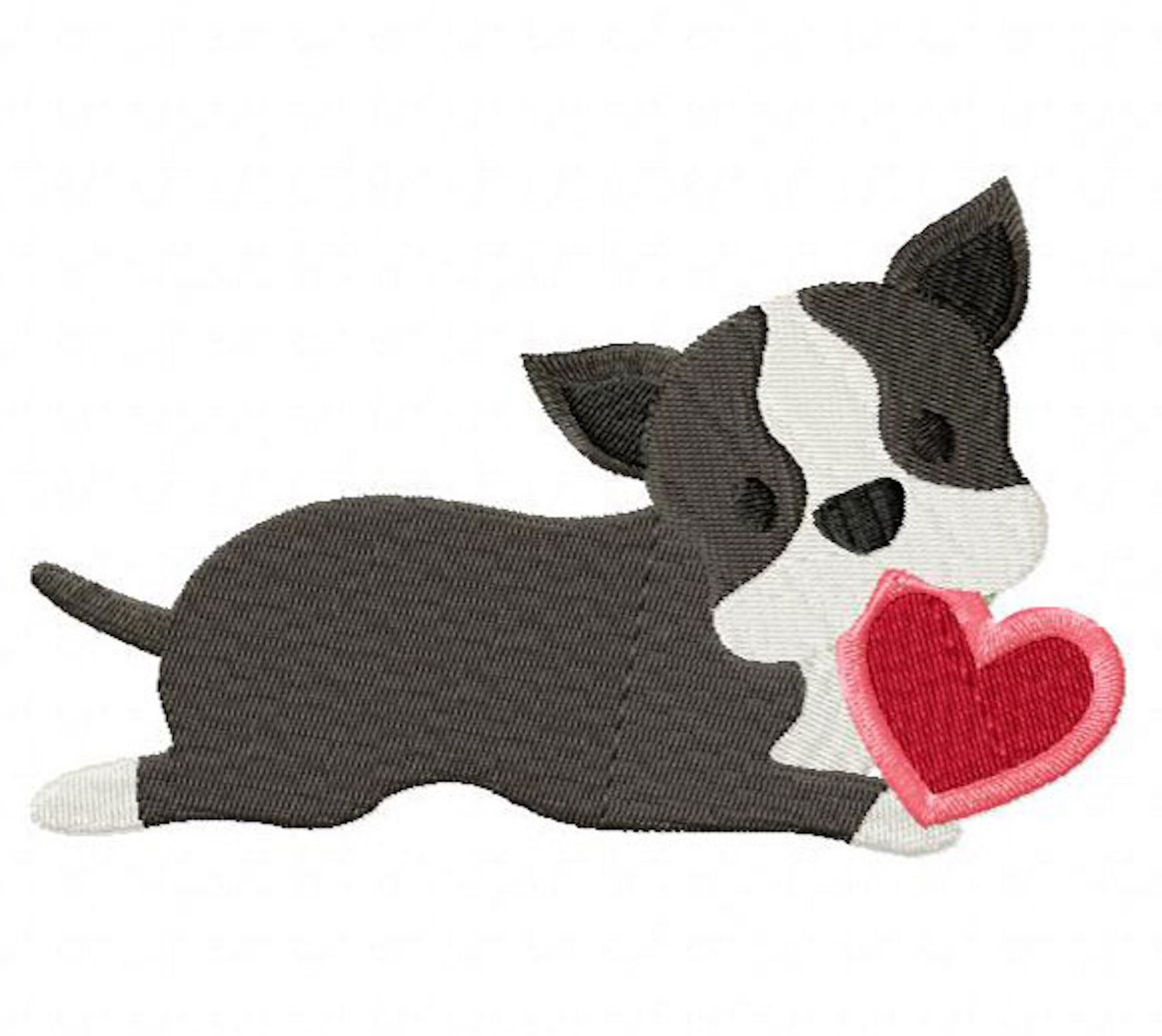 20 Puppy Love Embroidery Design Pack Digital Machine - Etsy