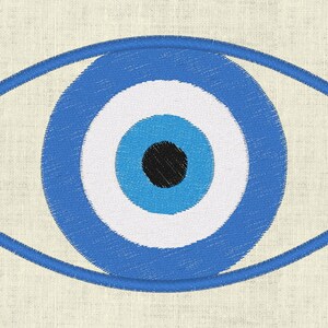 Evil Eye Embroidery Design, Machine Embroidery File, Instant Download ...