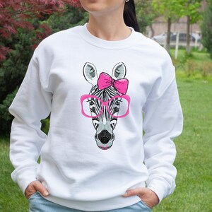 Hipster Zebra, Easy Machine Embroidery, Digital File - Etsy