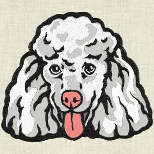 Poodle Dog Breed, Embroidery Design, Easy Machine Embroidery, Digital ...