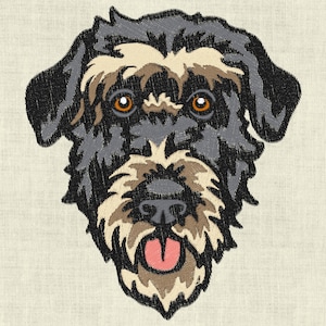 Irish Wolfhound Dog Breed, Embroidery Design, Easy Machine Embroidery ...