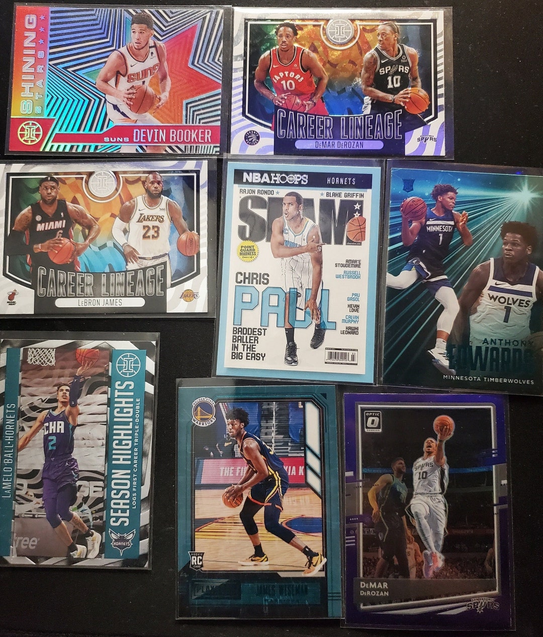 NBA Basketball Parallel/insert Repacks, Hot, Mystery Packs 7 Cards Read ...