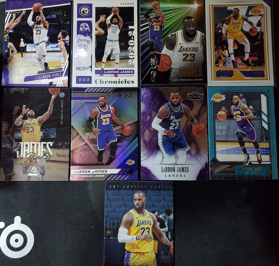 Lebron James Los Angeles Lakers 2020-21 Panini Chronicle 9 Cards Lot - Etsy
