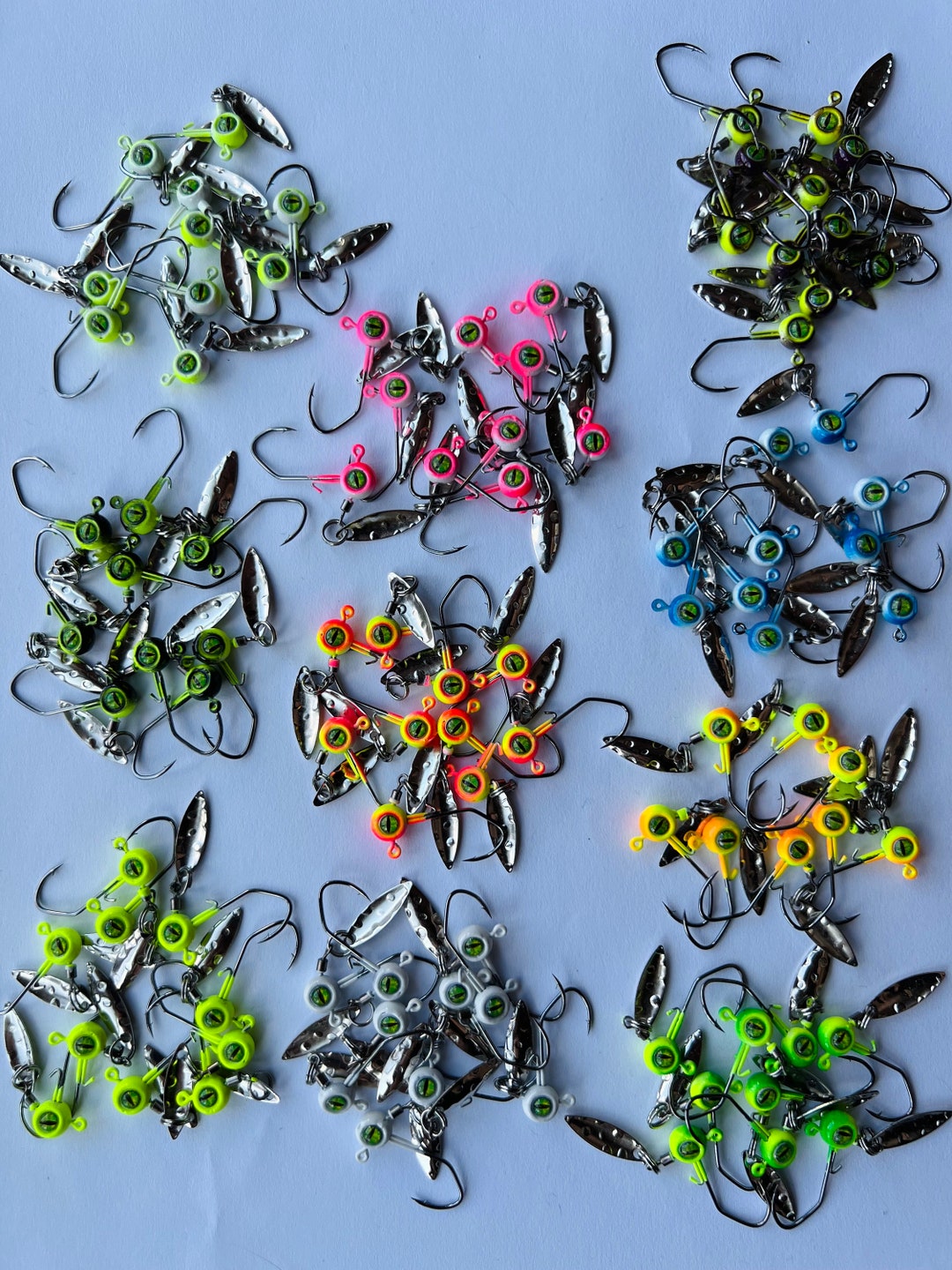 1/16 Oz Crappie Jig Heads Fishing Hooks Panfish-crappie-panfish-trout ...