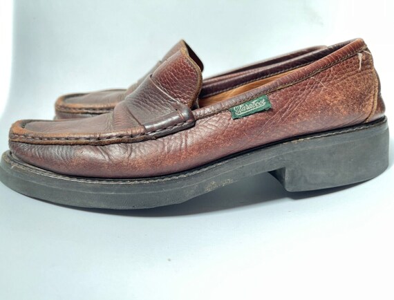 Paraboot Brown Leather Loafer Hunting Men Shoes Size EUR 41 - Etsy