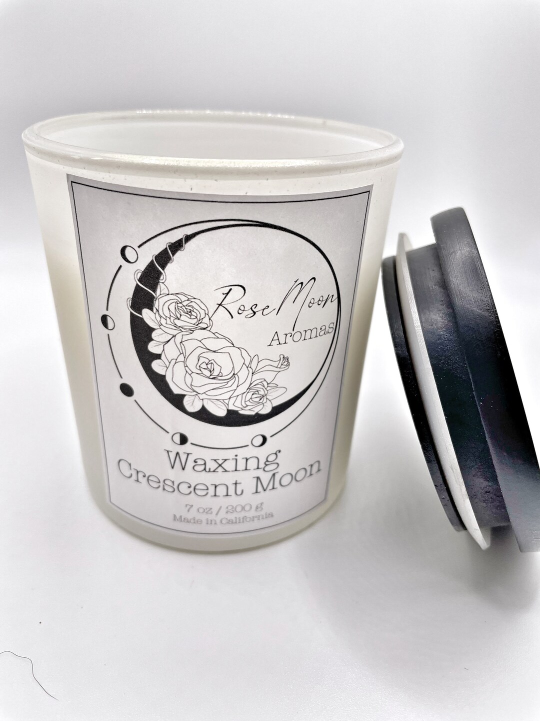 Waxing Crescent Moon Candle - Etsy