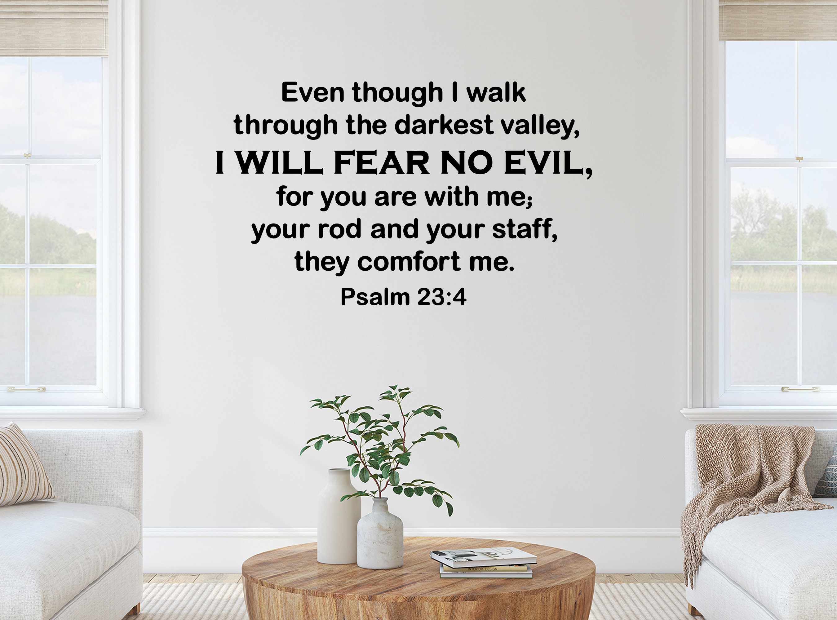 Psalm 23:4 Canvas