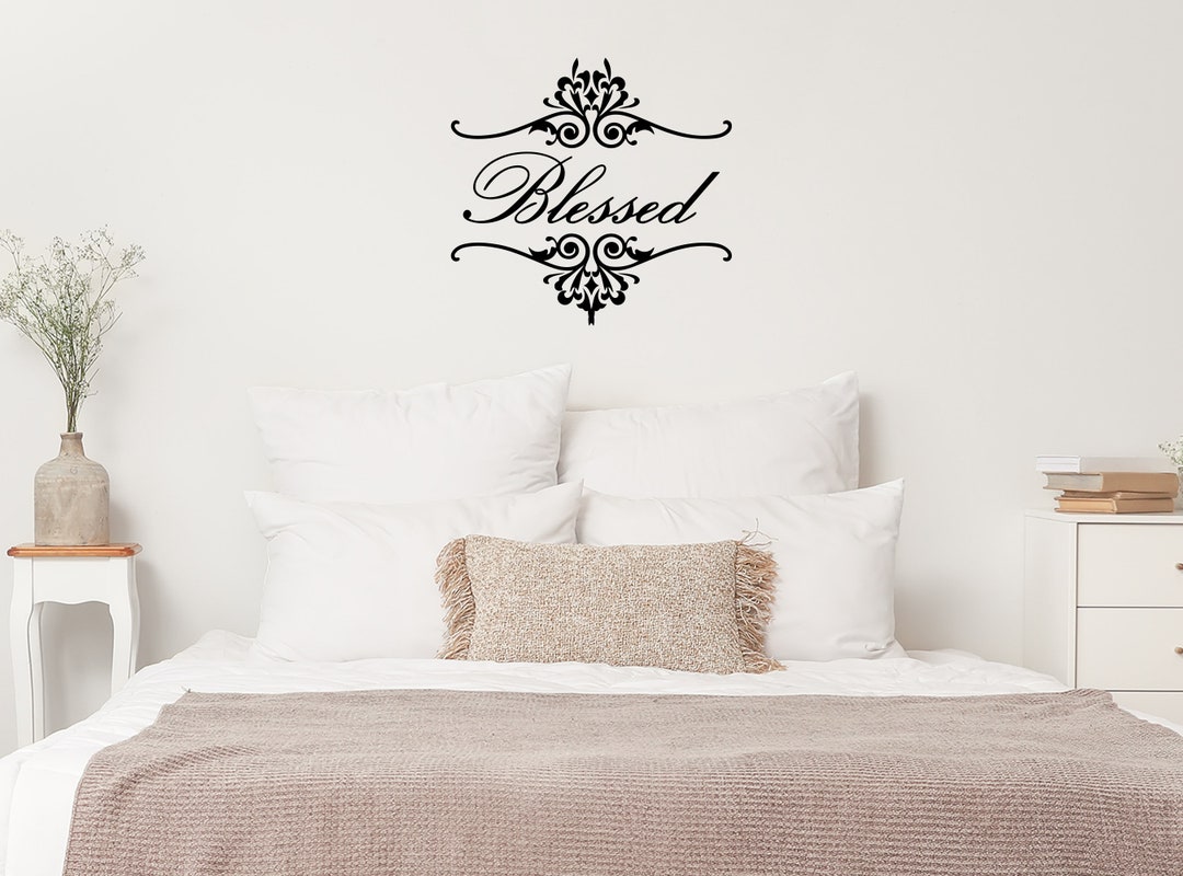 Blessed Wall Decal Sticker, Wall Art, Home Decor - Etsy
