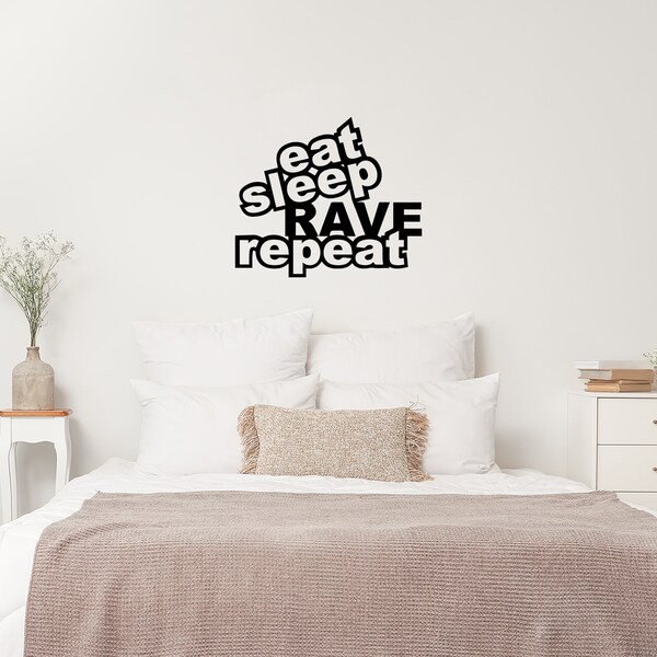 Eat Sleep Rave - Etsy
