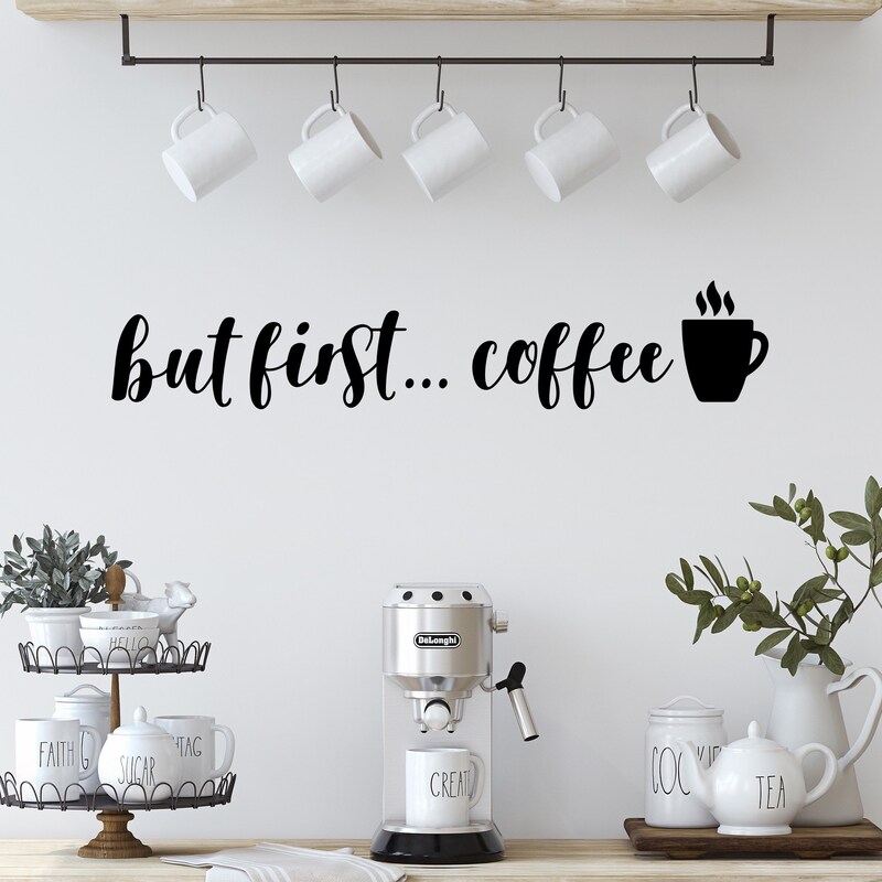 Tea Bar Wall Decal - Etsy