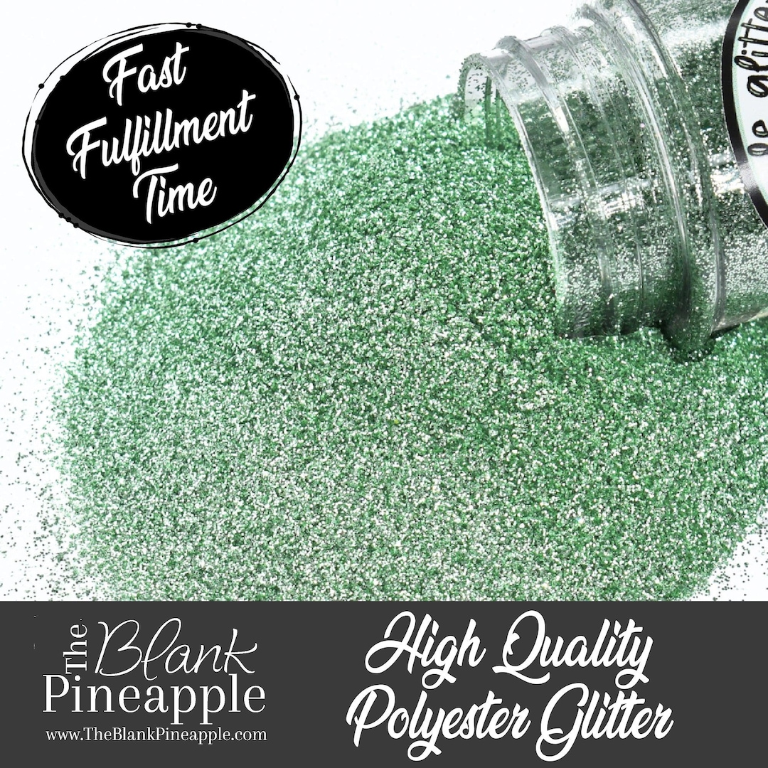 Celery Salt Green Ultra Fine Cut Metallic Glitter, 2oz Shaker Bottle ...