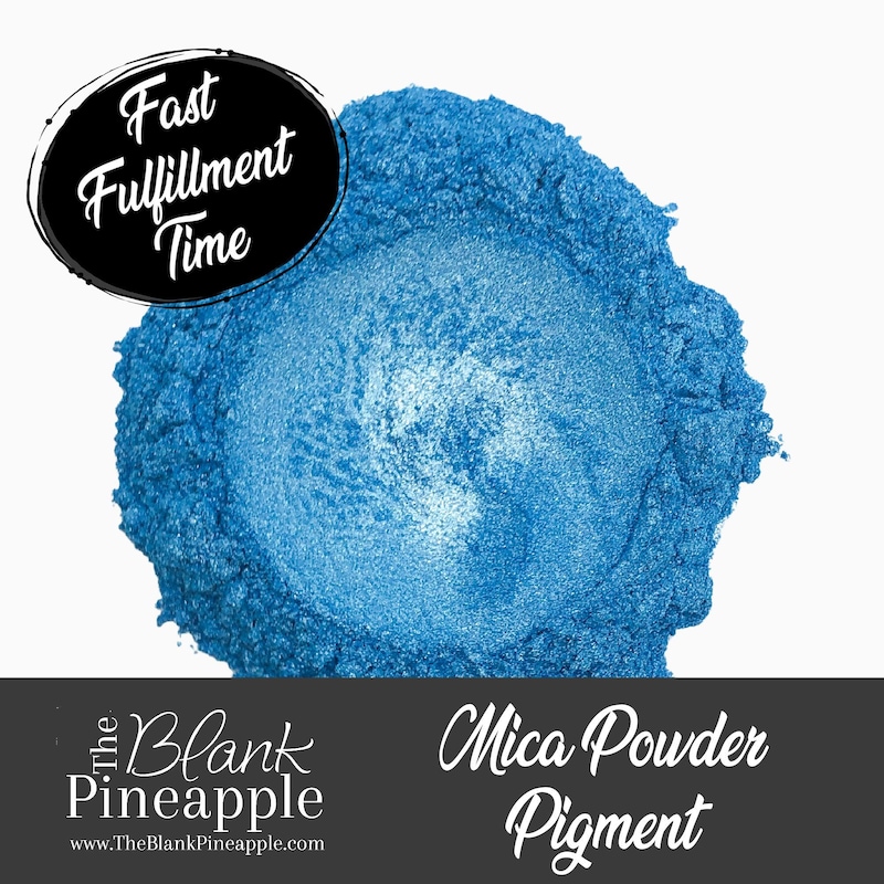 Blue Mica Powder - Etsy