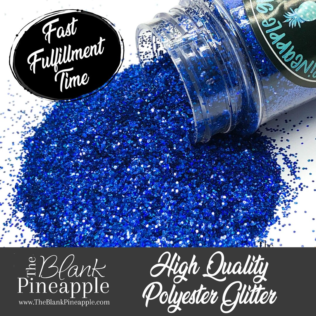 Deep Sea Blue Color Shifting Medium Cut Glitter, 2oz Shaker Bottle (56g ...