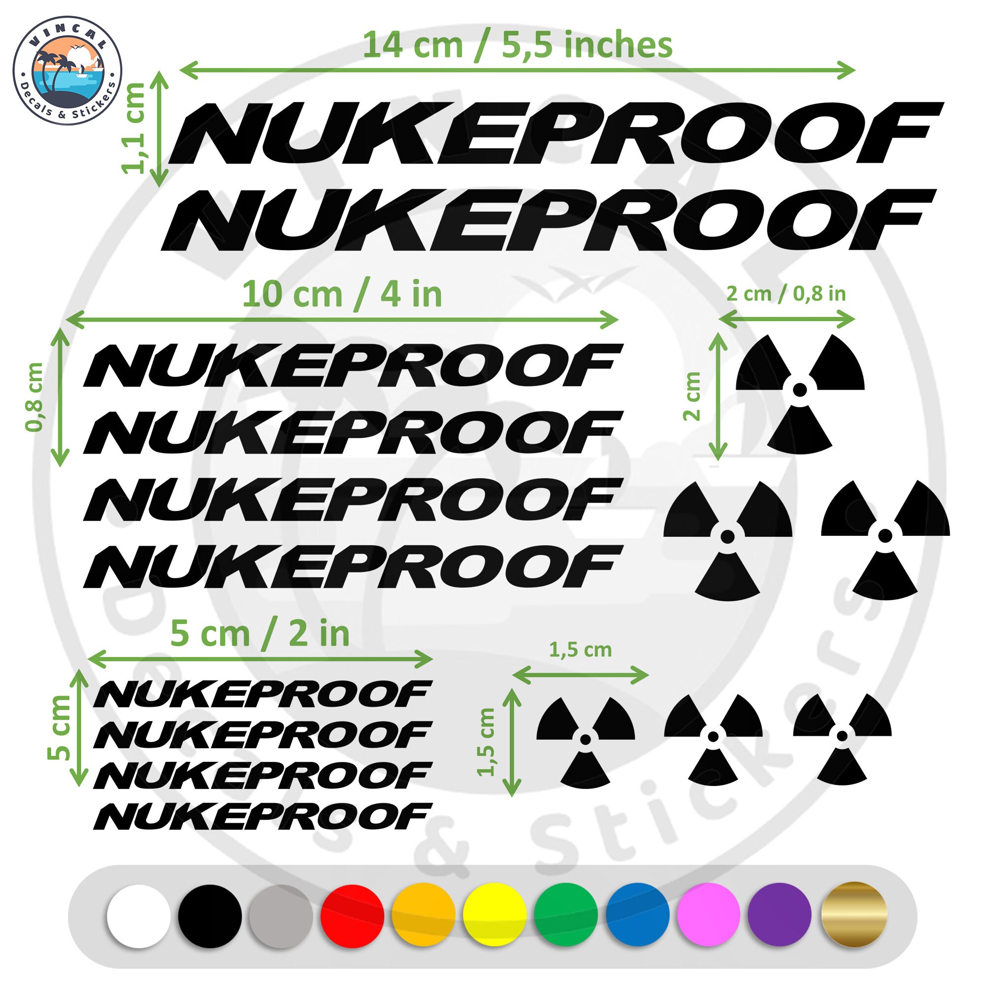 16x Nukeproof Sticker Decal Bike Tires Sponsor MTB Aufkleber Adesivi ...
