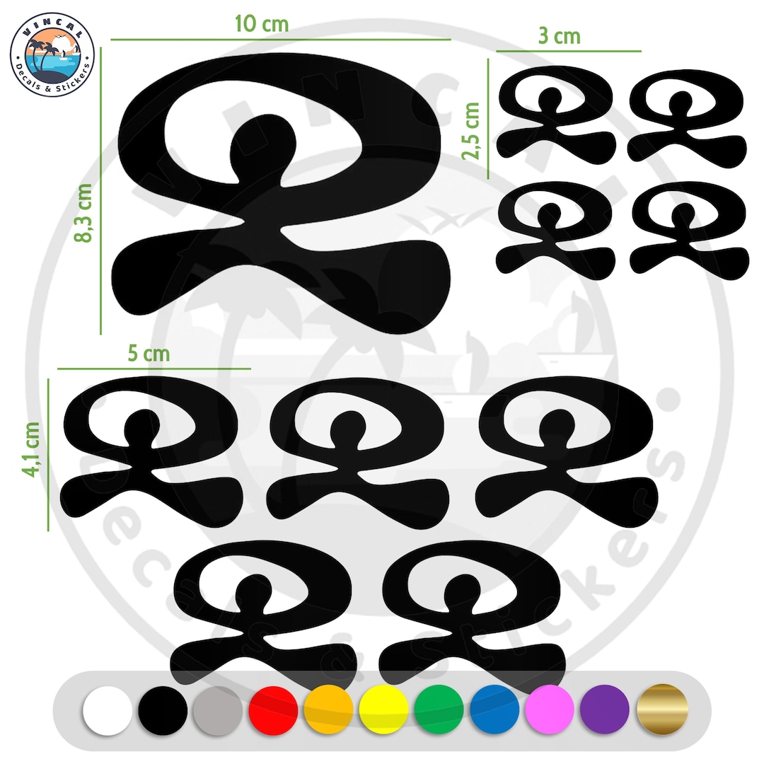 X10 Indalo Almería Logo Vinyl Adhesive Decal Vinyl Sticker Car ...