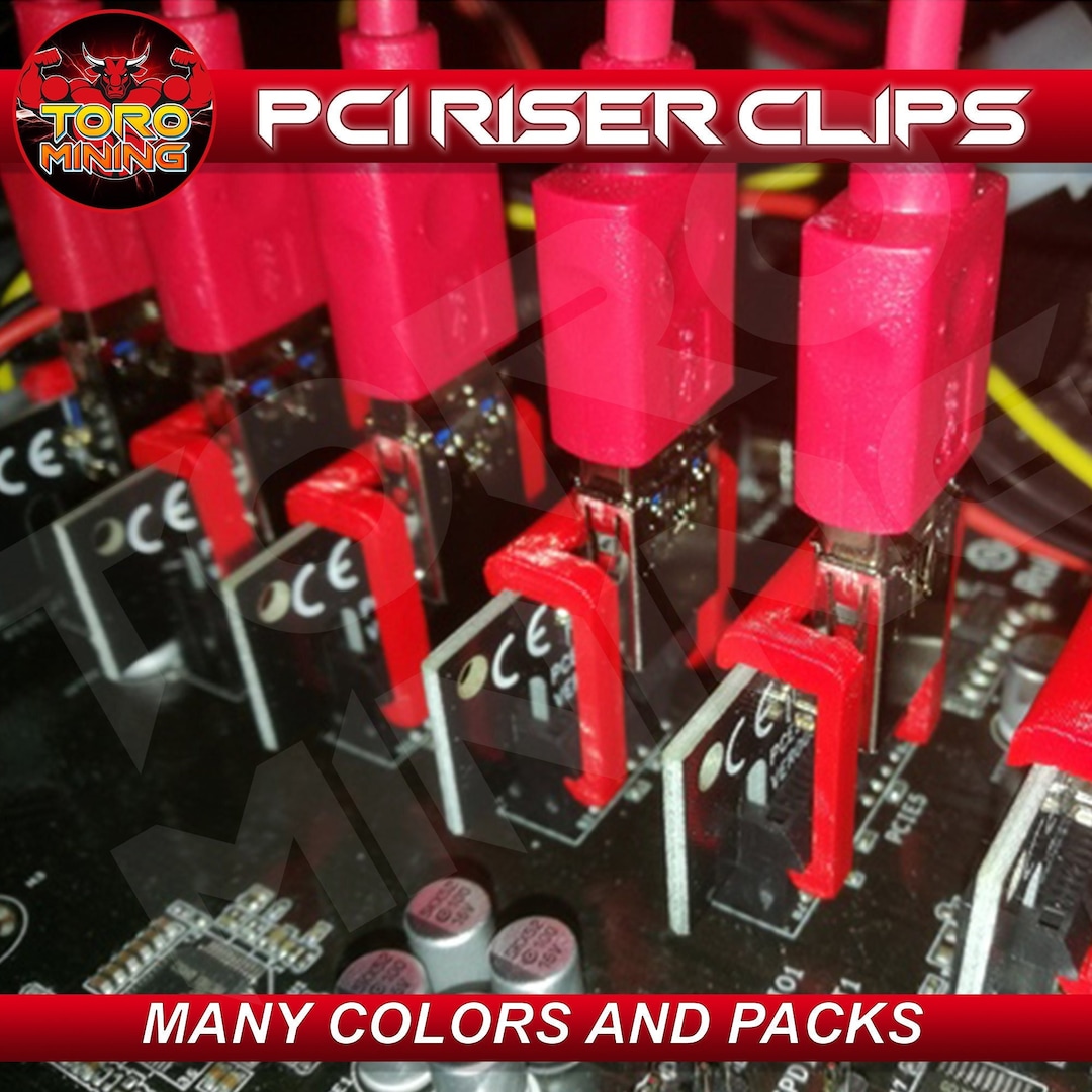 Pci-e Adapter Clip Lock Para USB 3.0 Pcie GPU Mini Risers Clips for ...