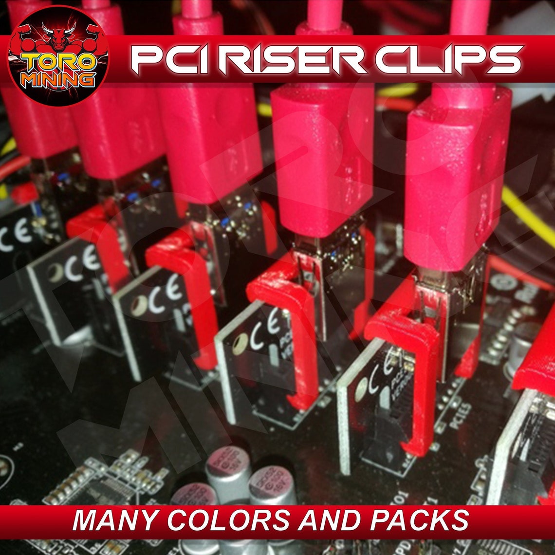 Pci-e Adapter Clip Lock Para USB 3.0 Pcie GPU Mini Risers Clips for ...