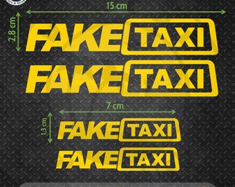 Fake Taxi Aufkleber