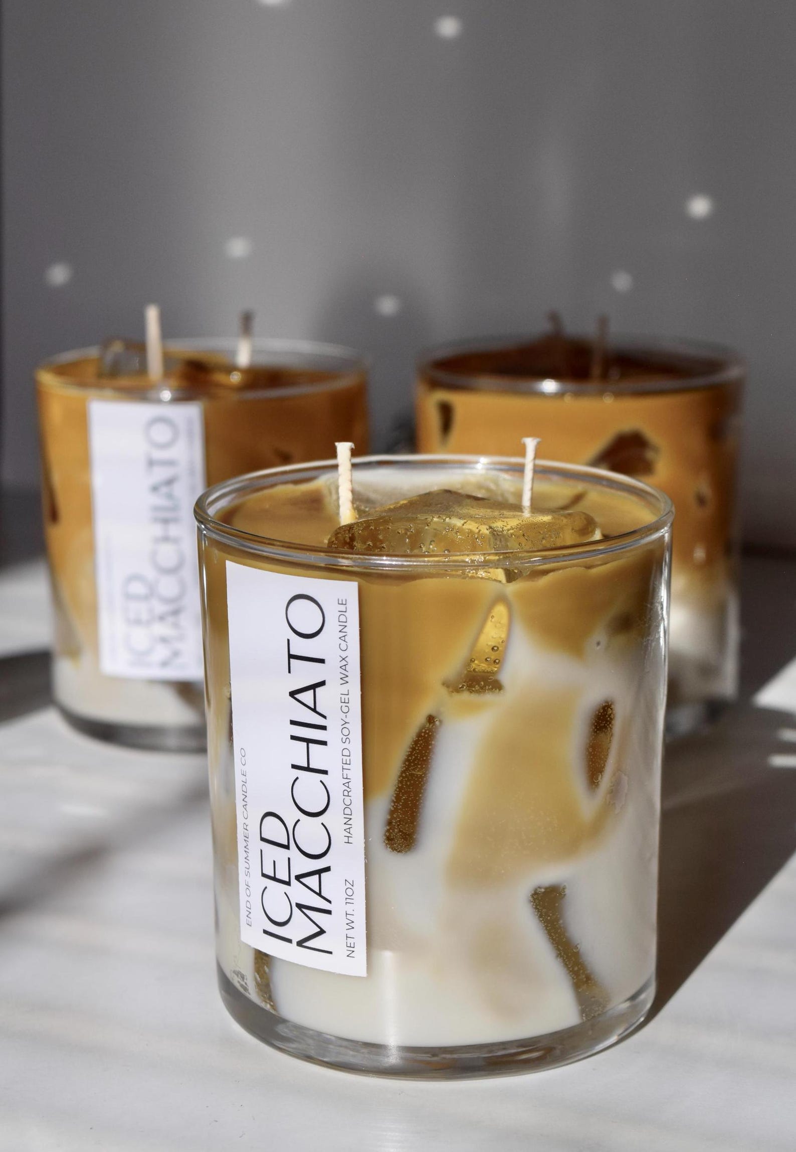Iced Coffee Candle - Soy/gel Wax - Drink Candles - Cocktail Candle ...