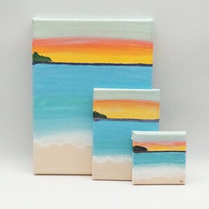 Acrylic Beach Landscape Painting - Etsy