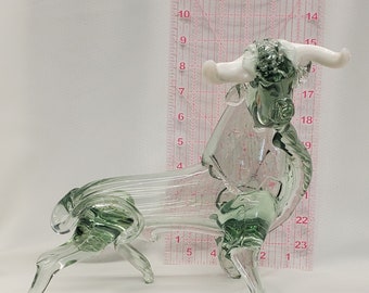 Murano Glass Bull - Etsy