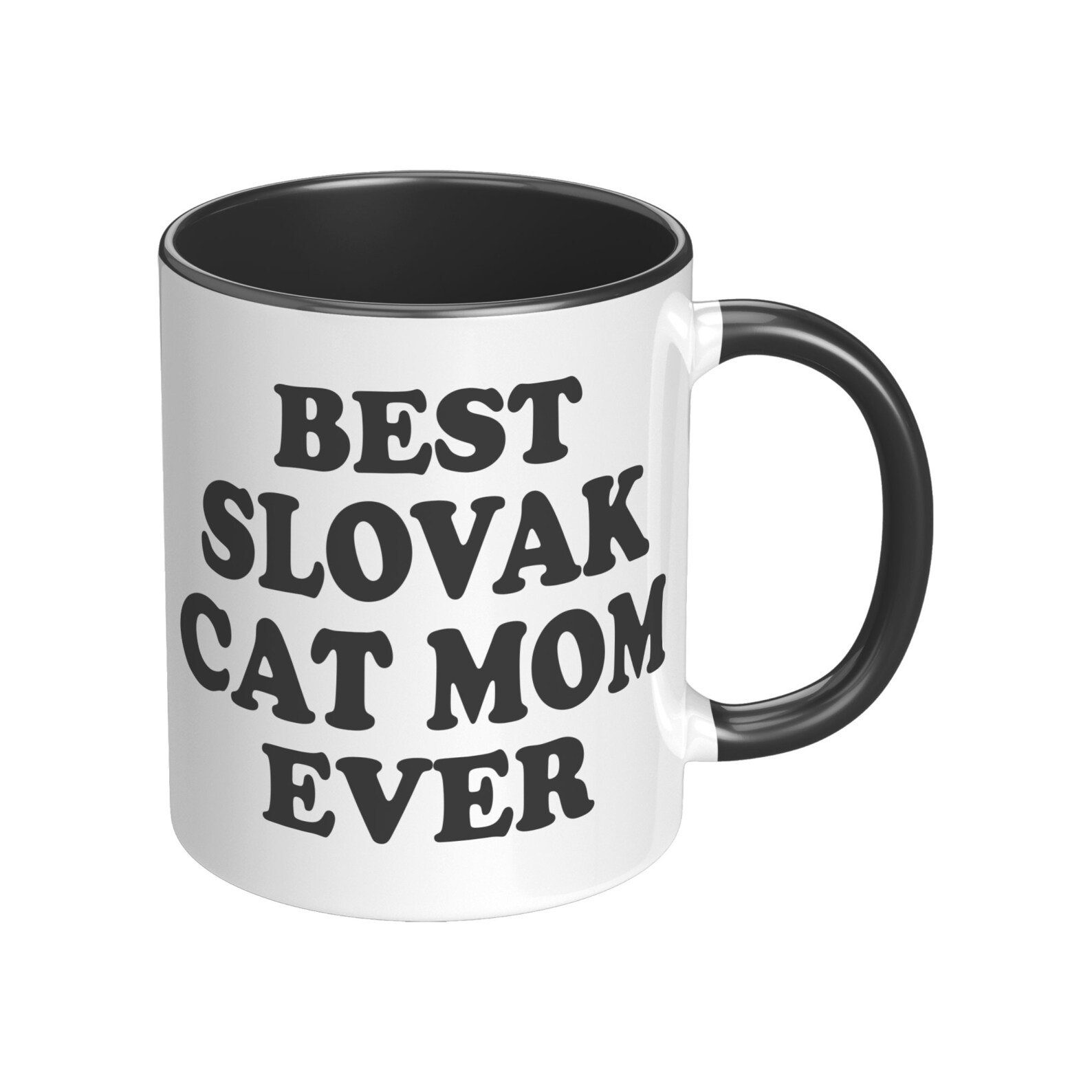 Best Slovak Cat Mom Ever Accent Mug, Cat Lover Gift, Mothers Day Gift ...