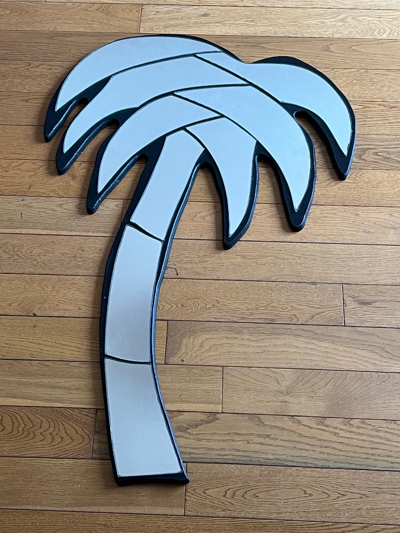1980 Palm Tree Mirror - Etsy