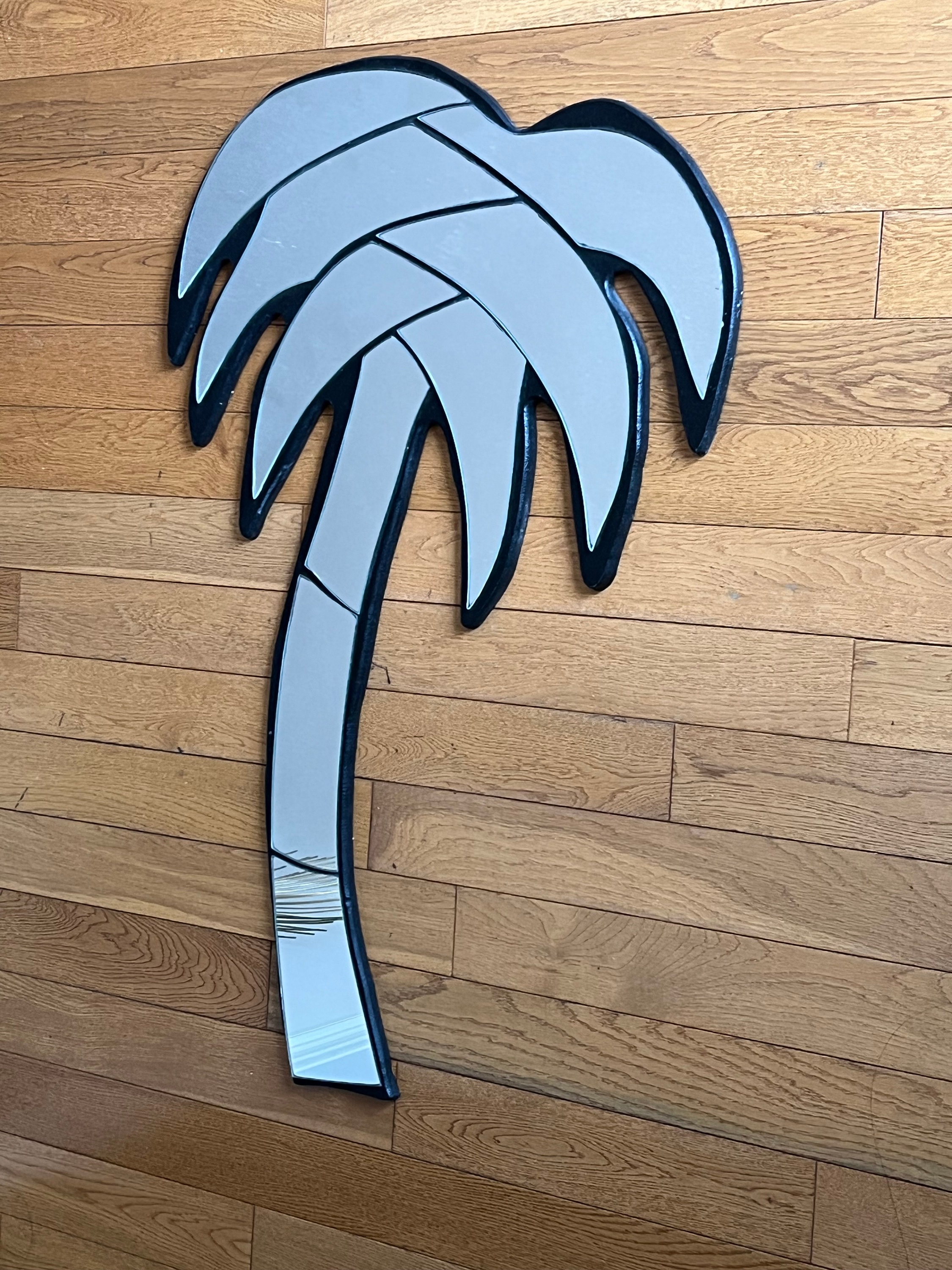 1980 Palm Tree Mirror - Etsy