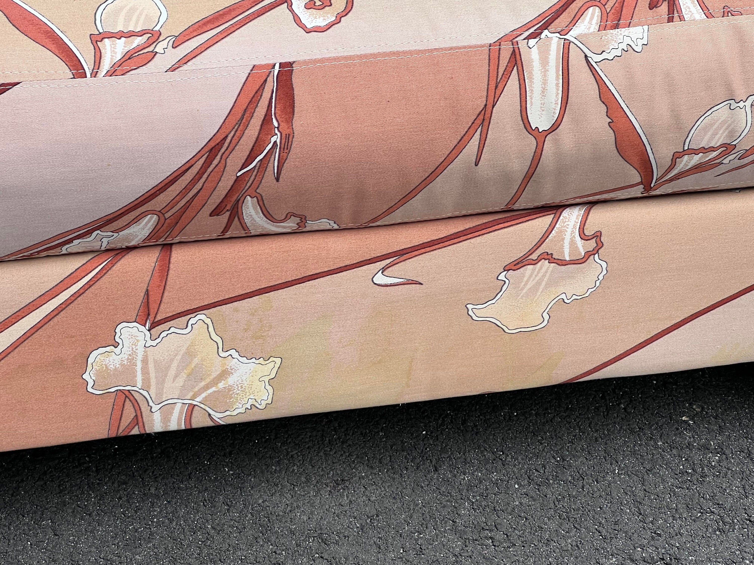 Postmodern Floral Pattern Loveseats by Parsons - Etsy