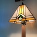 Prairie Style Stained Glass Lamp - Small - Etsy