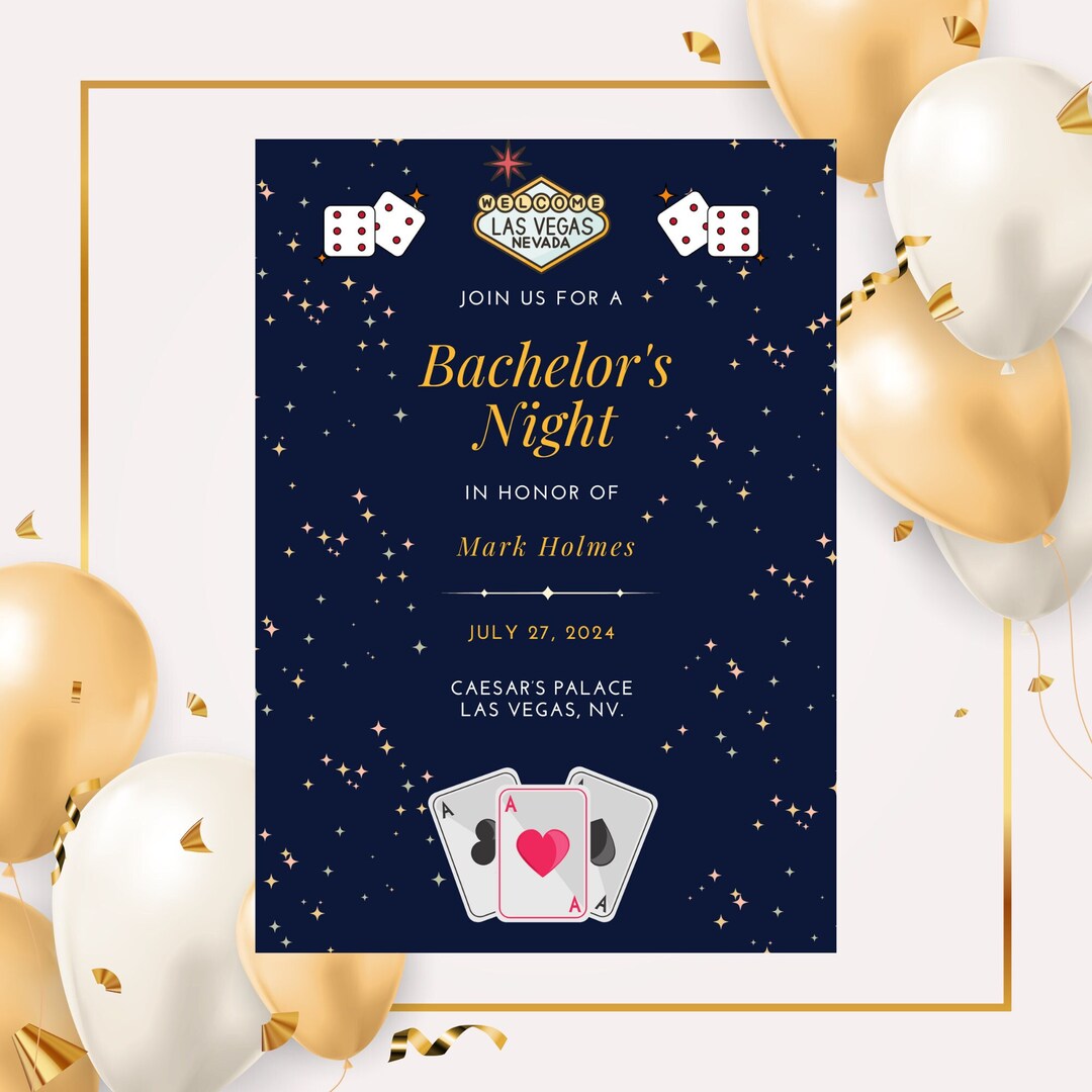 Bachelor Party Invitation Printable Editable Template Invitation for ...