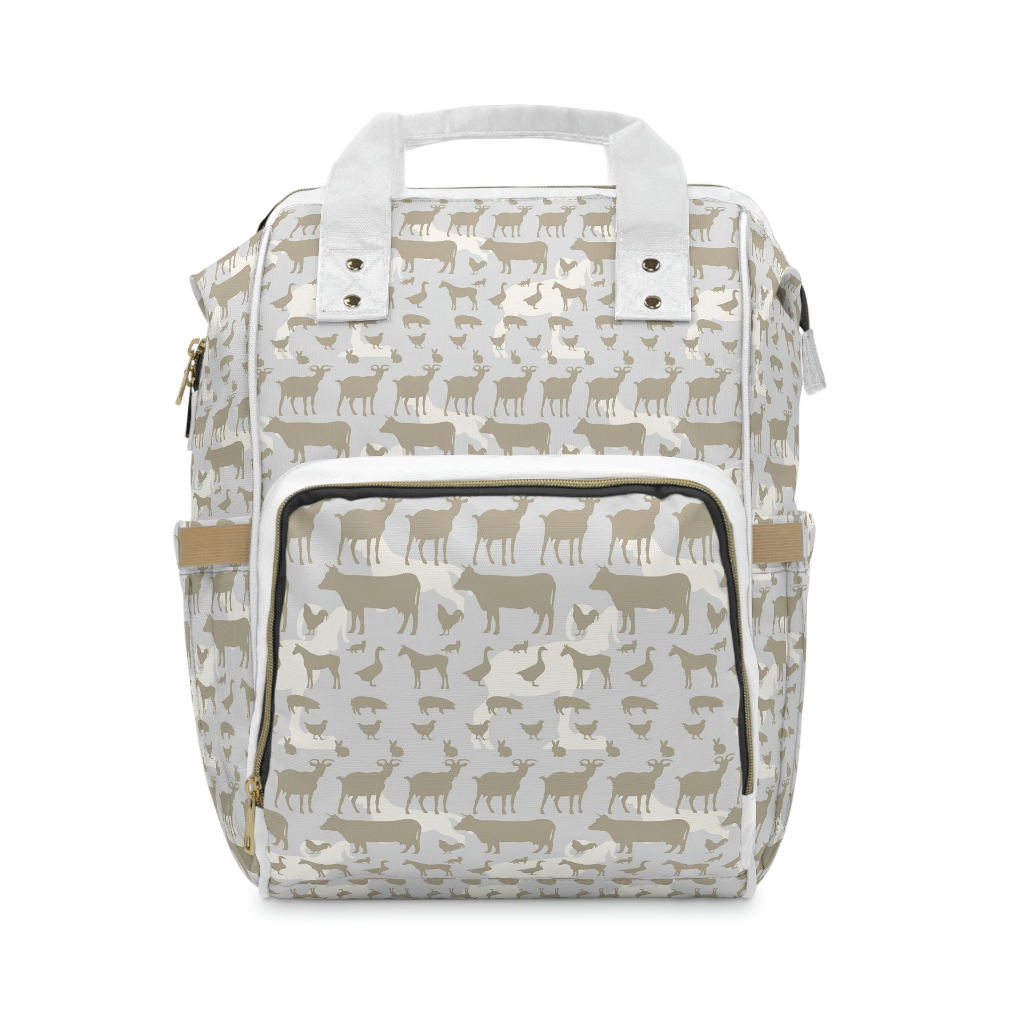 Neutral Farm Animal Themed Diaper Bag Gender Neutral Nursery Essential ...