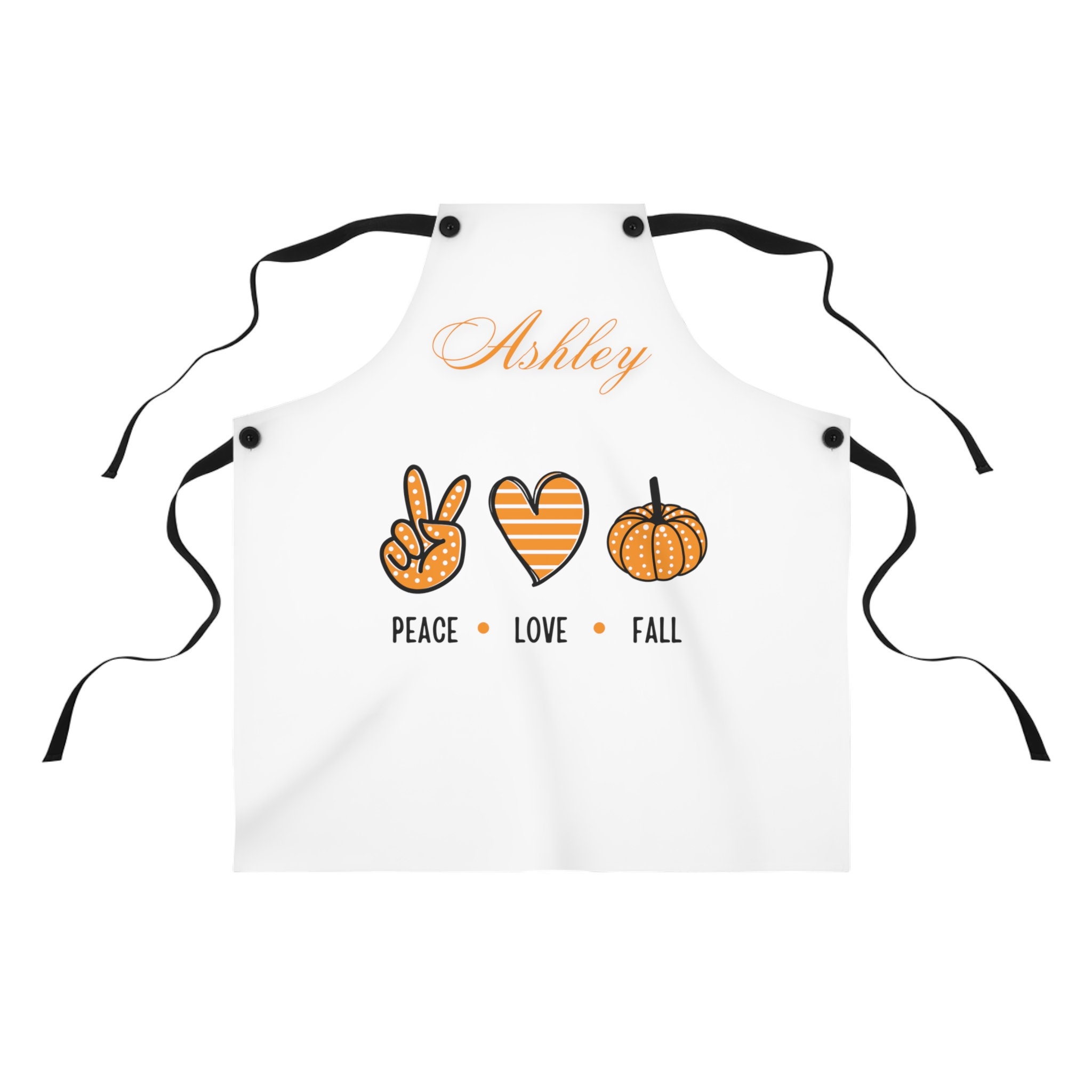Personalized Fall Apron Custom Apron for Fall Customized - Etsy