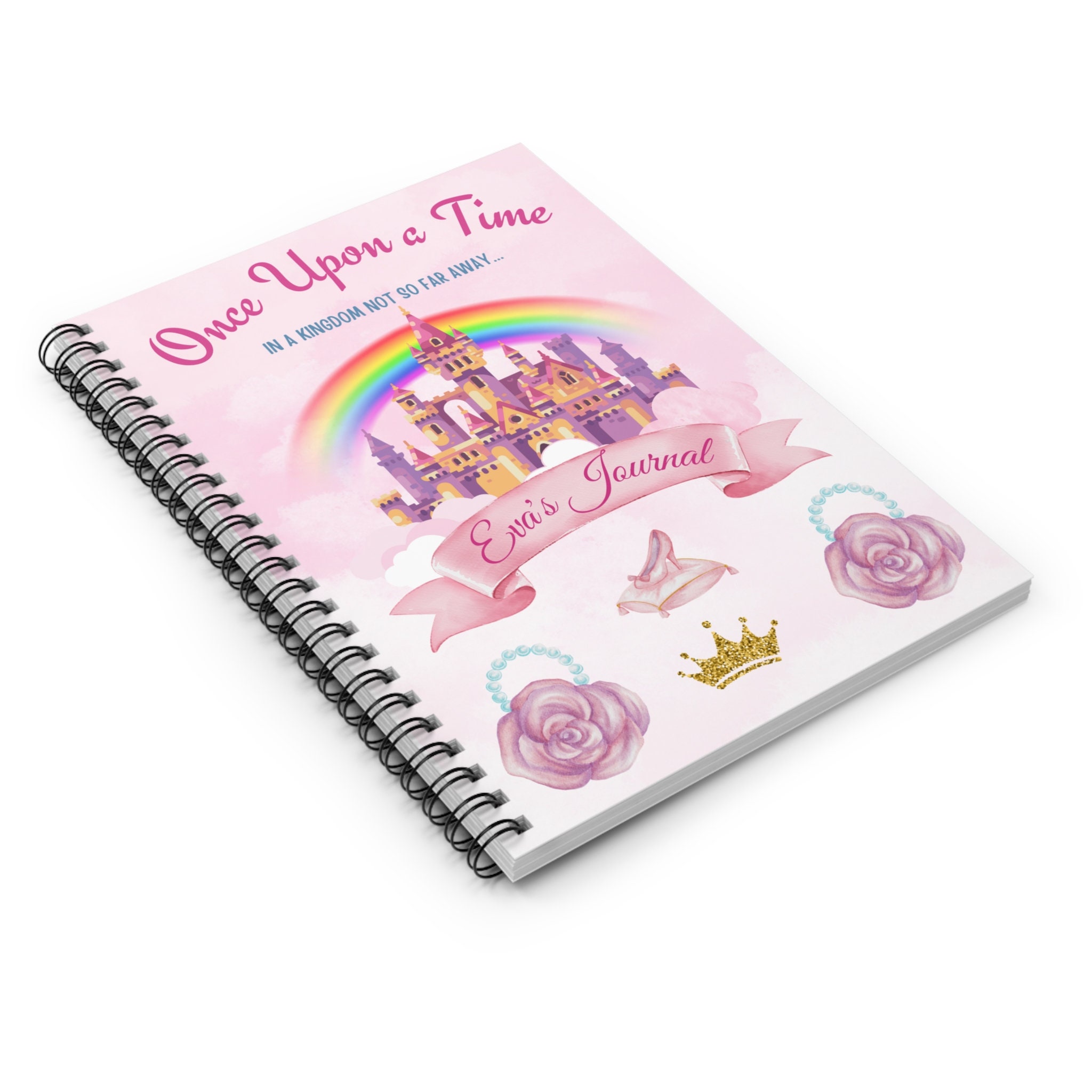 Personalized Once Upon a Time Journal Custom Princess Journal for ...