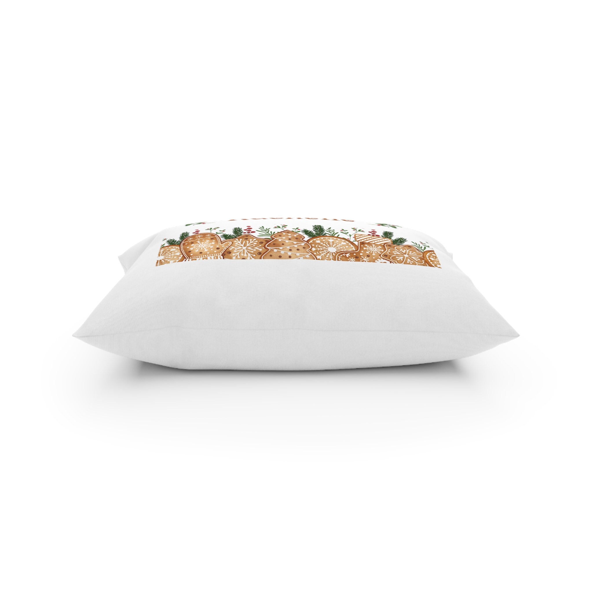 Personalized Gingerbread Christmas Cookie Decorative Throw Pillow ...