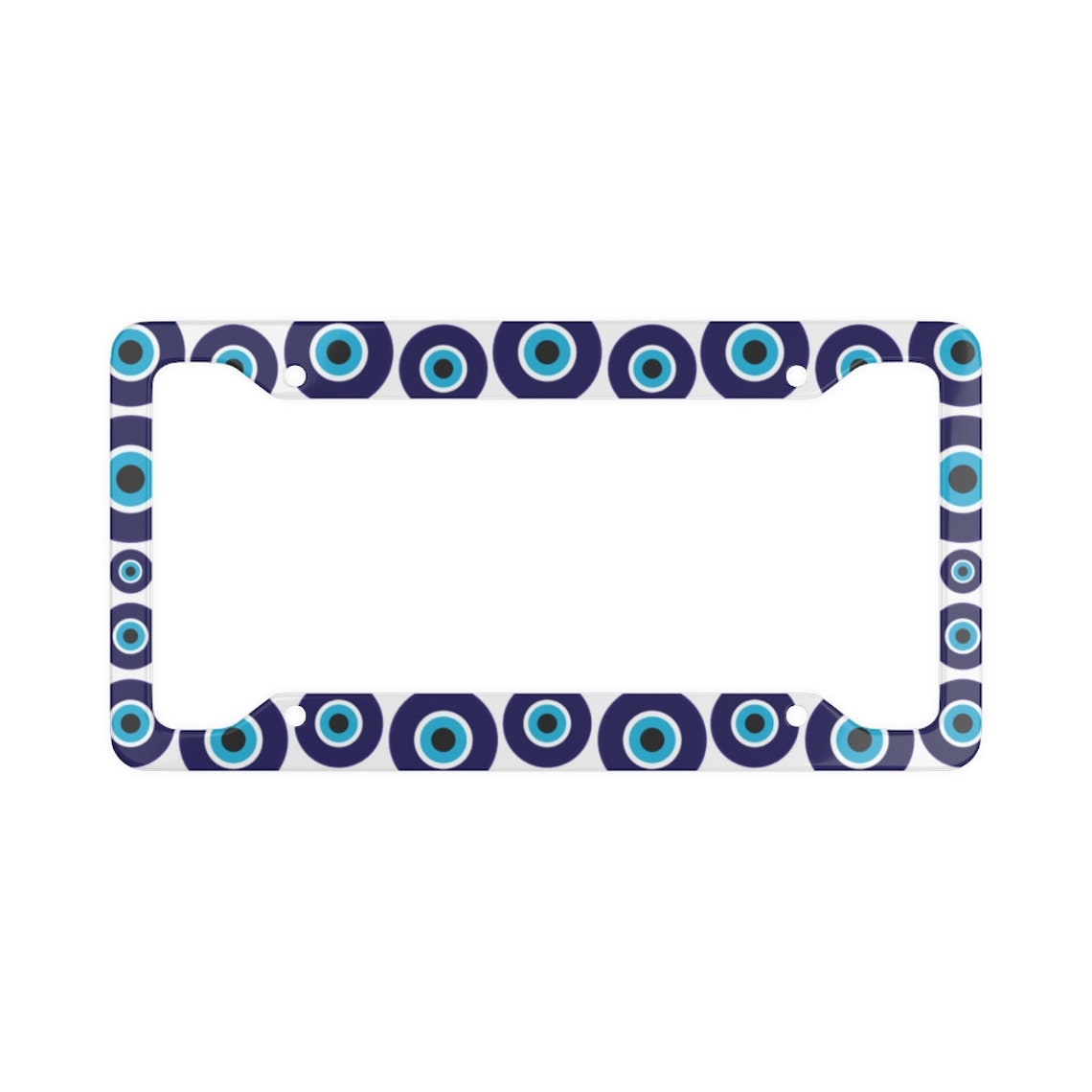 Evil Eye License Plate Frame Evil Eye Design Car Decor Evil Eye Car ...