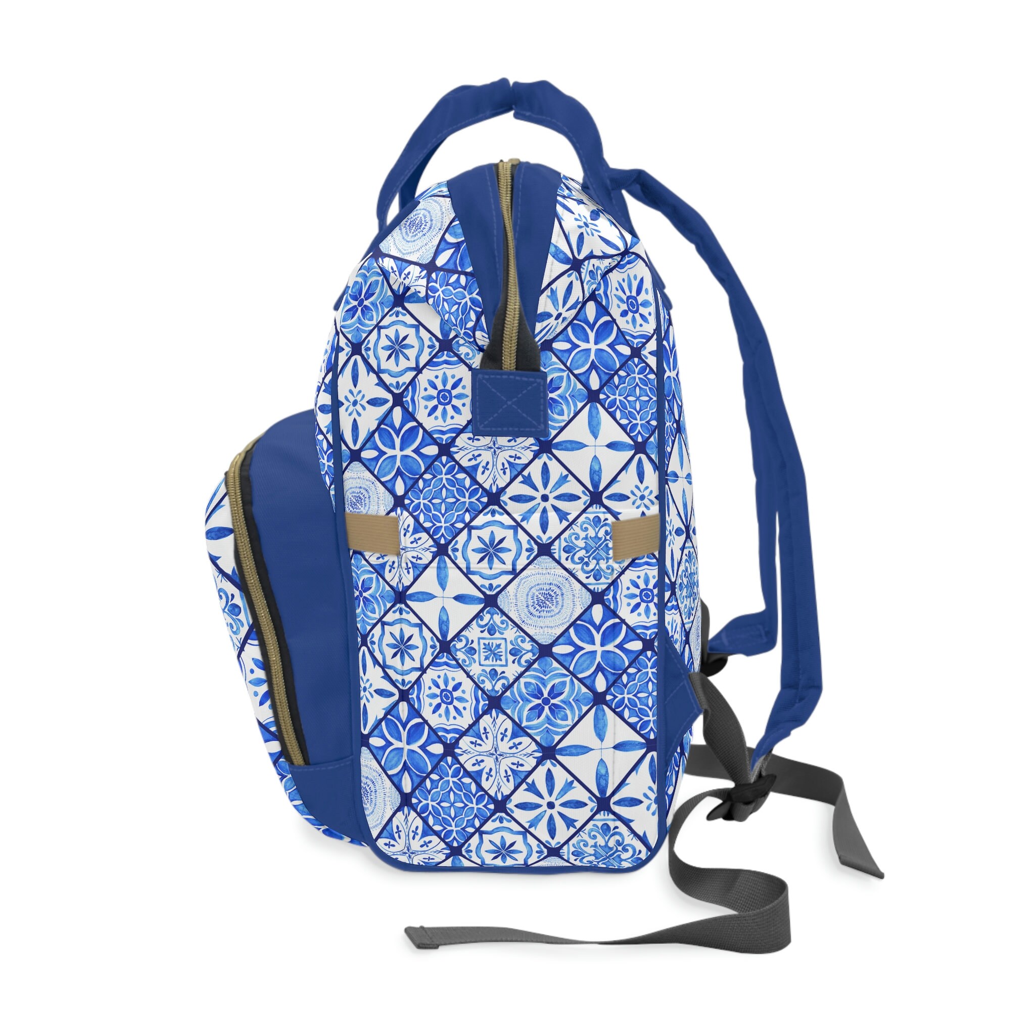 Portuguese Azulejo Patchwork Diaper Bag Baby Shower Gift Idea Artistic ...