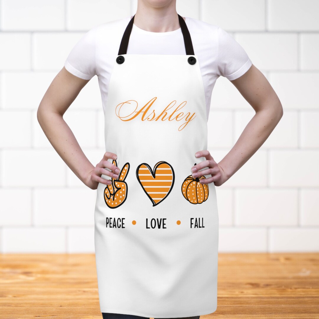 Personalized Fall Apron Custom Apron for Fall Customized - Etsy