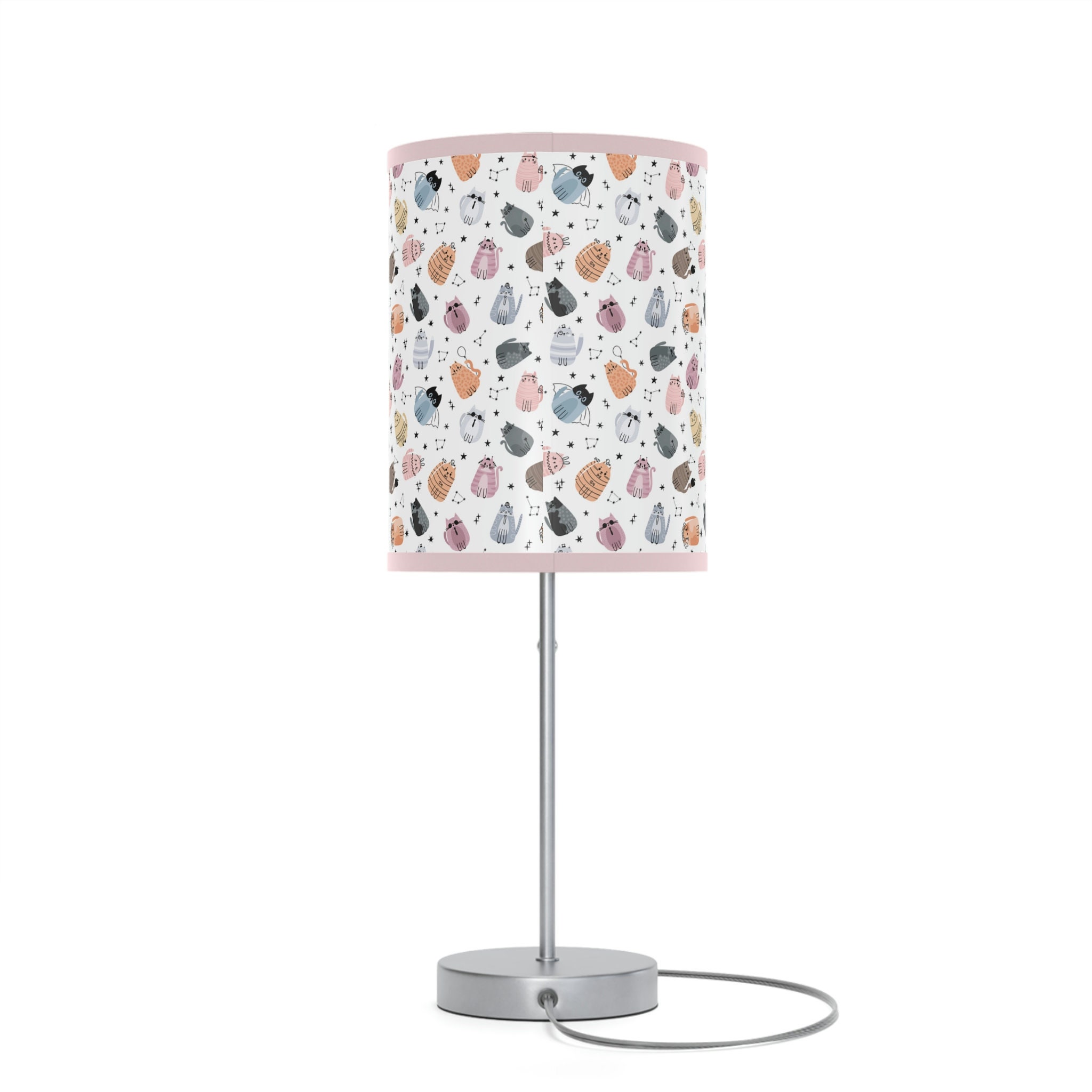 Cartoon Cats Lamp Kids Room Lighting Adorable Nursery Table - Etsy