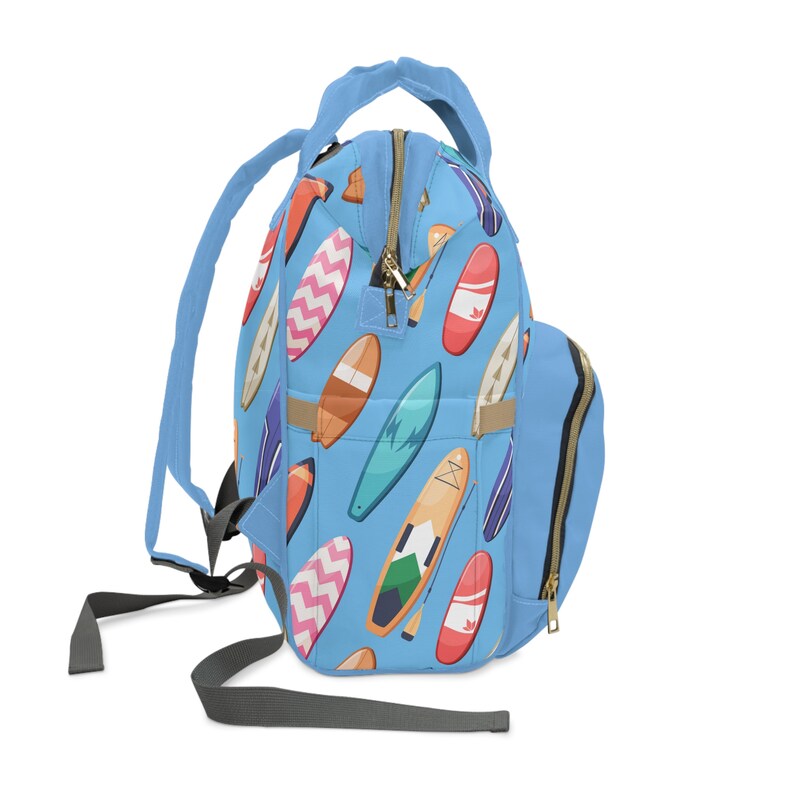 Personalized Kids Surfer Backpack Custom Beach Themed School Bag Kid's ...