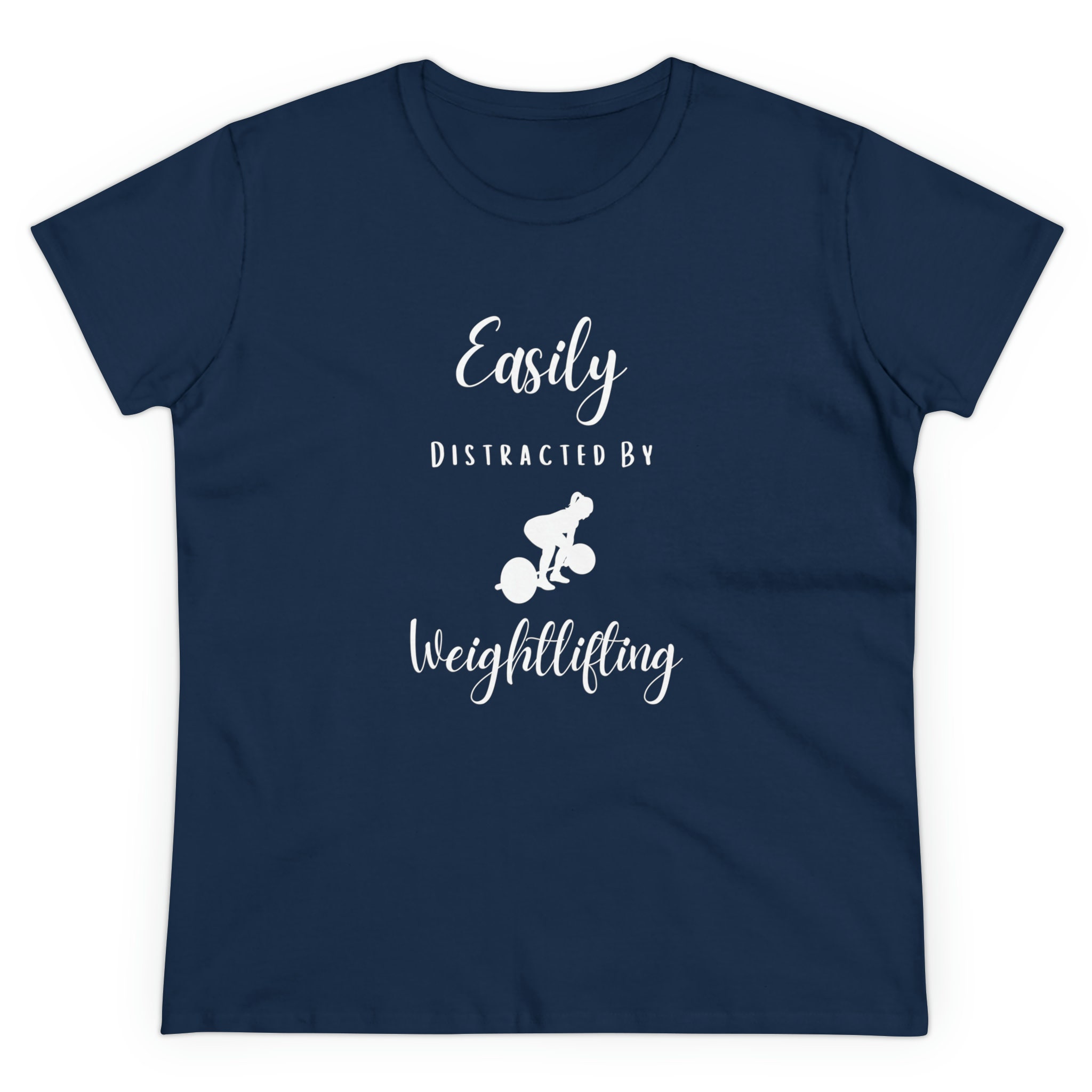 Distracted by Weightlifting Shirt Distraction Tee Sports Fan T-shirt ...