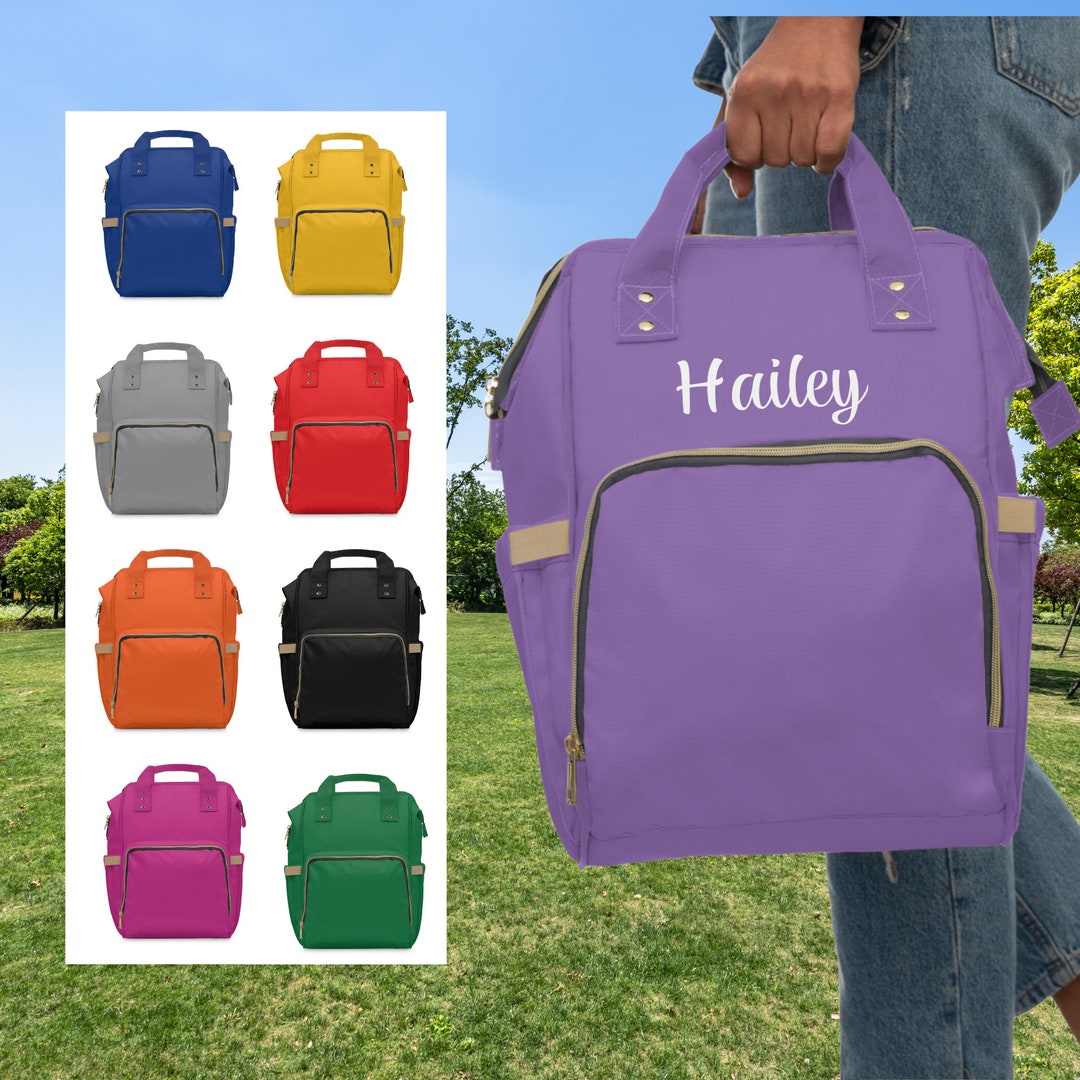 Personalized Diaper Bag Custom Baby Name Diaper Bag Baby Essentials ...