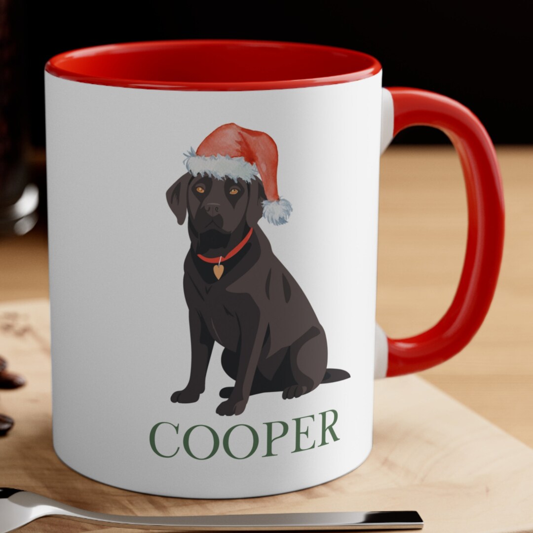 Personalized Black Labrador Coffee Mug Custom Dog Breed Mug Black Lab ...