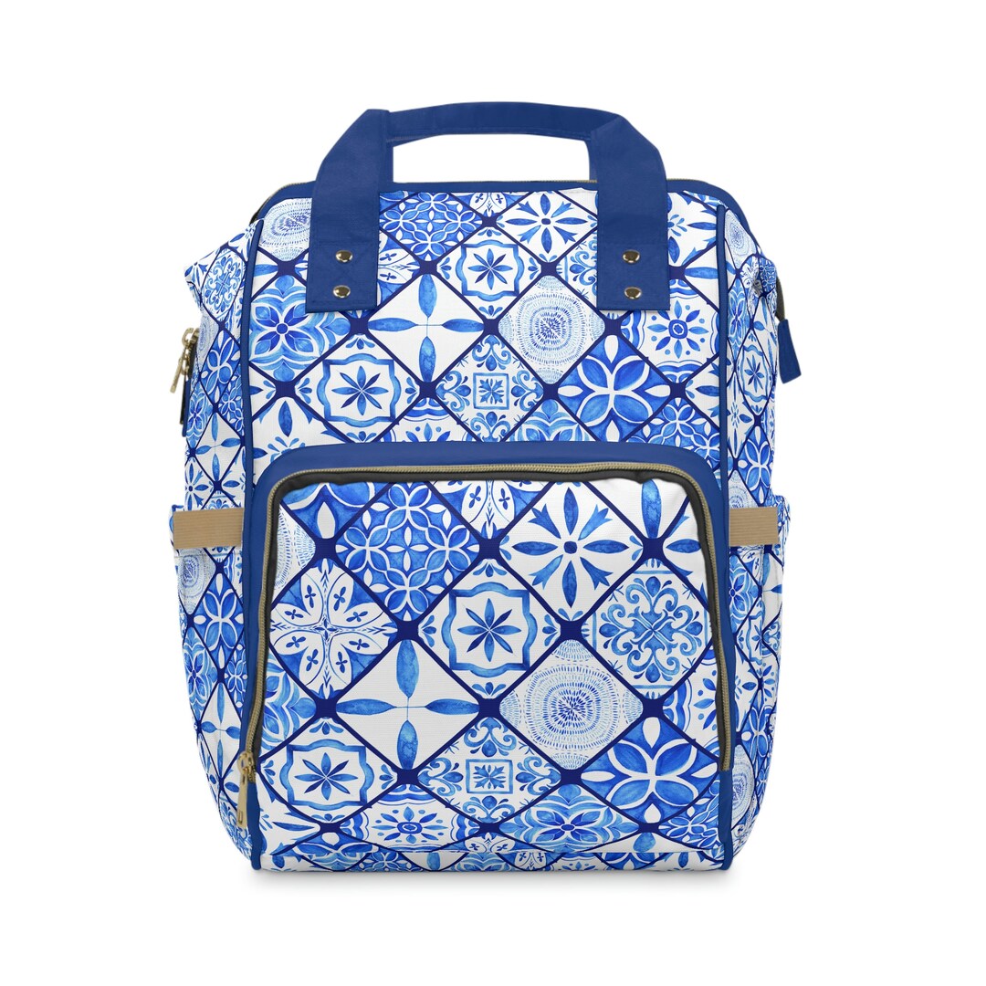Portuguese Azulejo Patchwork Diaper Bag Baby Shower Gift Idea Artistic ...