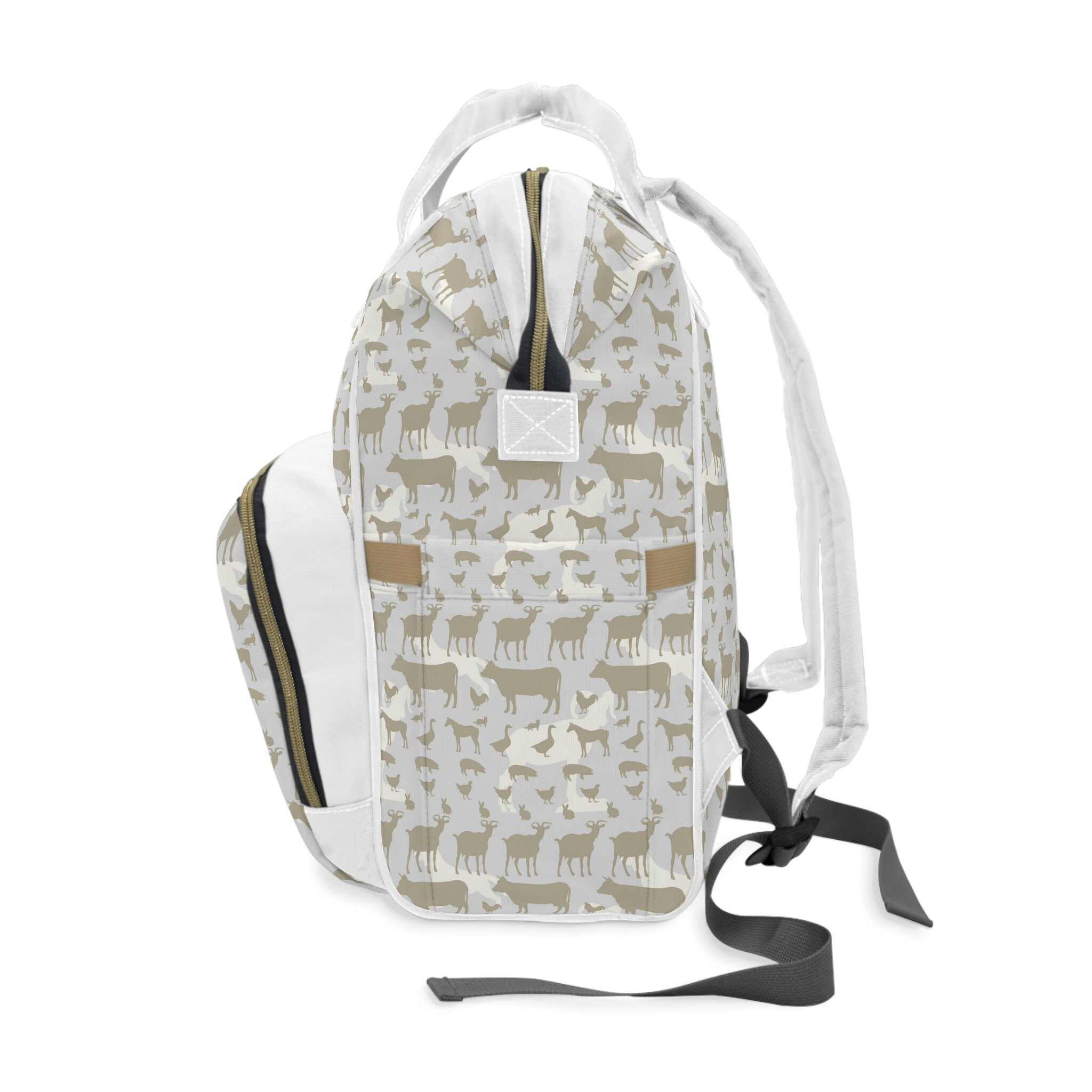 Neutral Farm Animal Themed Diaper Bag Gender Neutral Nursery Essential ...