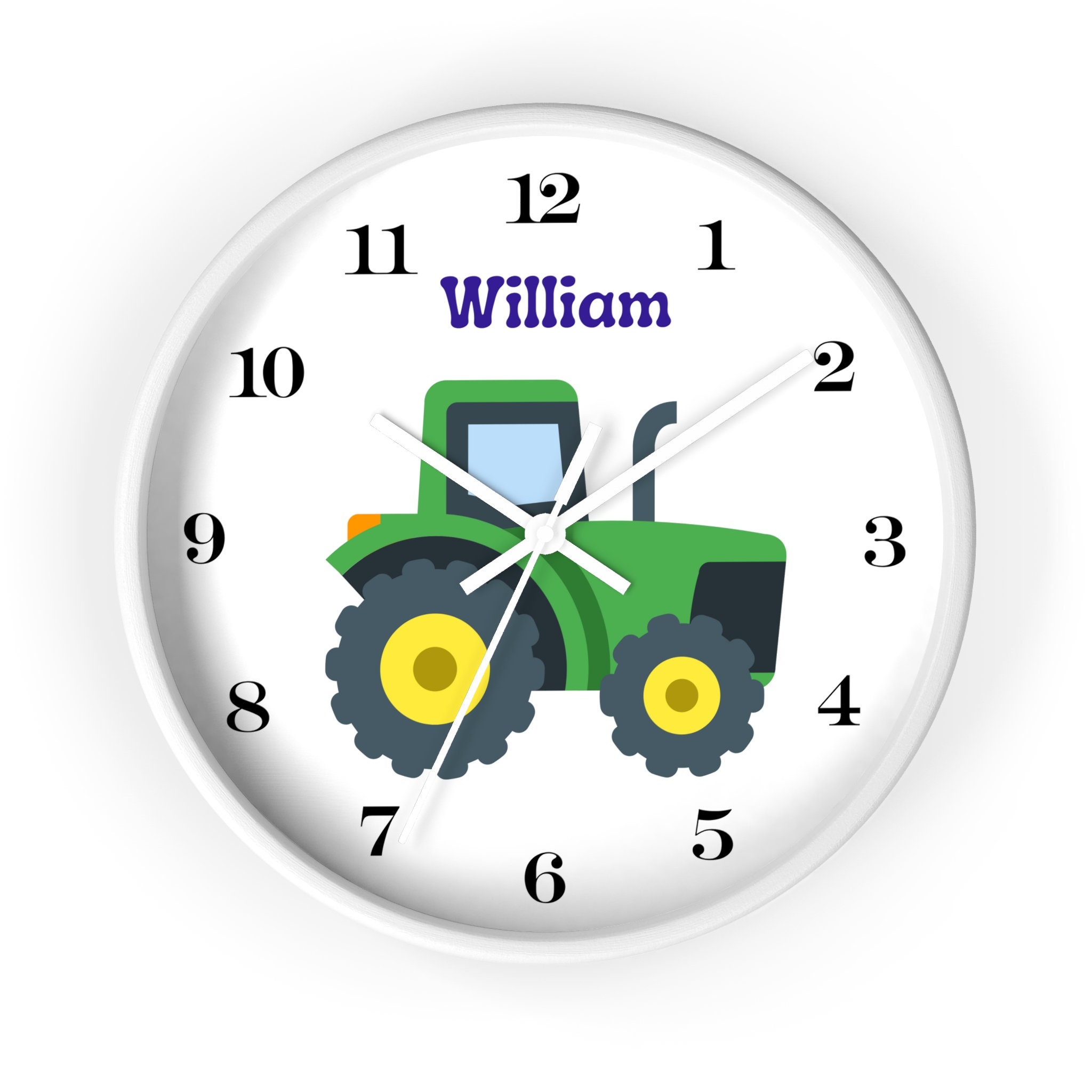 Personalized Tractor Clock Farm Theme Kids Room Decor - Etsy
