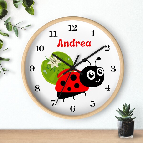 Ladybug Clock - Etsy