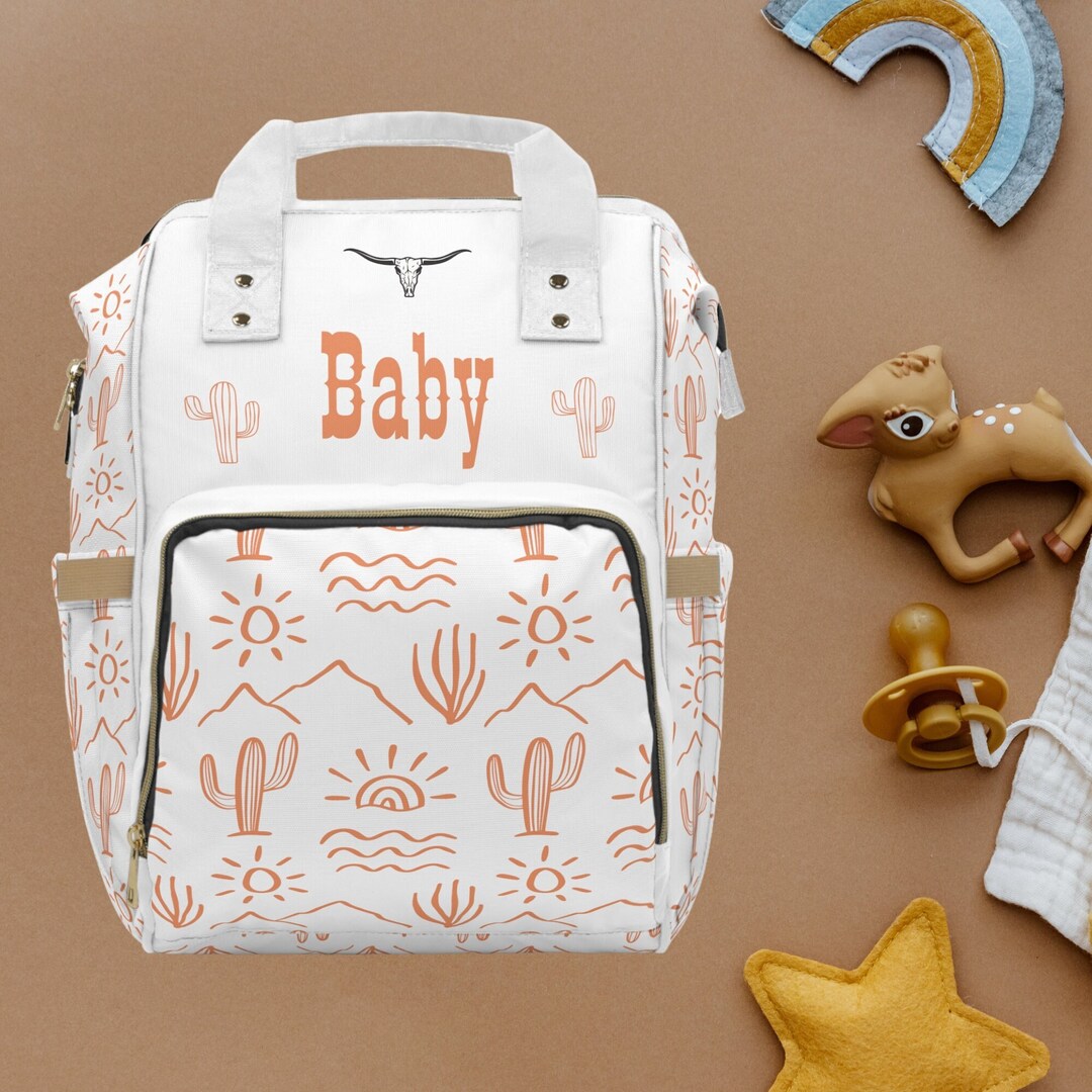 Personalized Western Themed Diaper Bag Custom Cowboy Diaper Tote ...