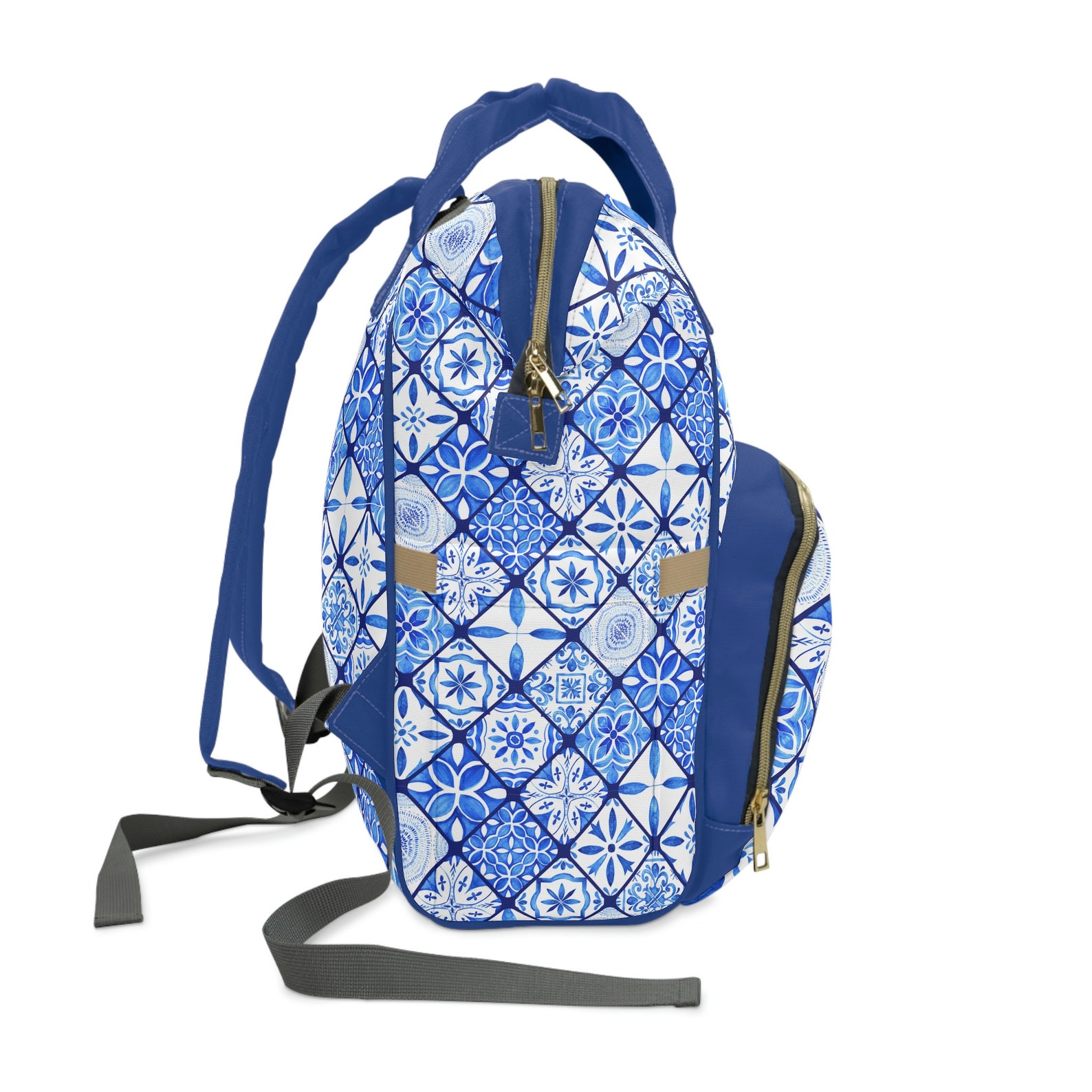 Portuguese Azulejo Patchwork Diaper Bag Baby Shower Gift Idea Artistic ...